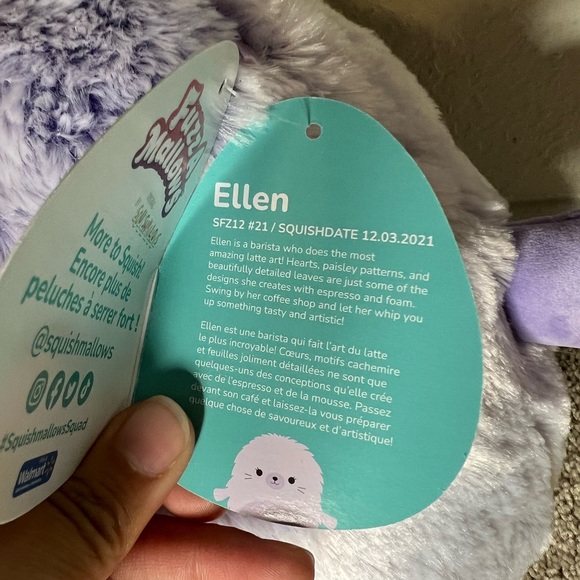 Squishmallows | Toys | New Ellen The Seal Fuzzamallow Squishmallow ...